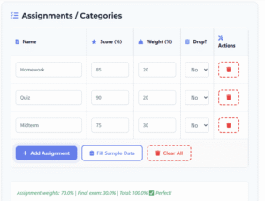 Canvas Grade Calculator – Track, Predict & Optimize Your Grades Instantly