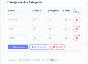 Canvas Grade Calculator – Track, Predict & Optimize Your Grades Instantly