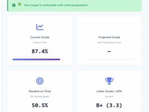 Canvas Grade Calculator – Track, Predict & Optimize Your Grades Instantly